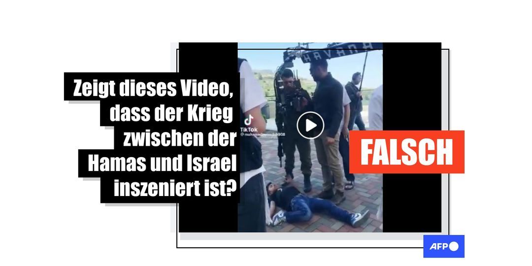 Dieses Video zeigt nicht, dass der Krieg zwischen der Hamas und Israel gestellt ist - GADMO